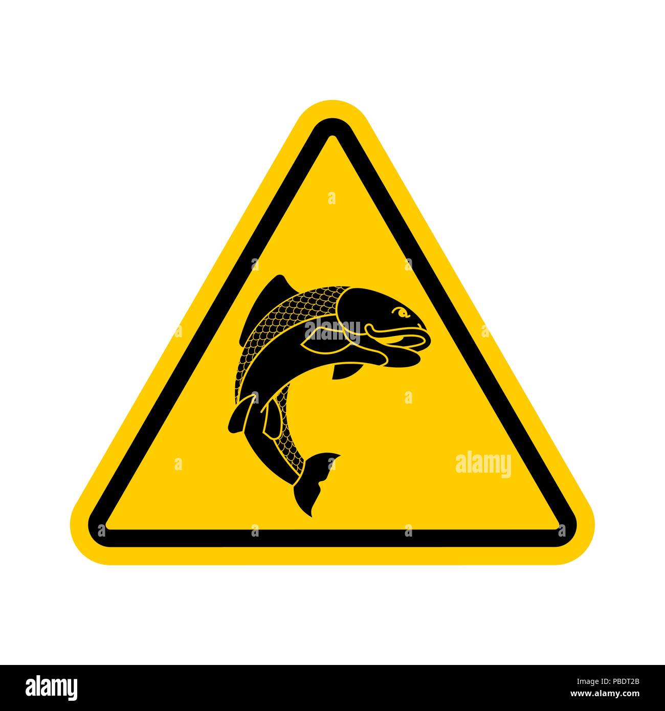 Fishing traffic road sign illustration hi-res stock photography and ...