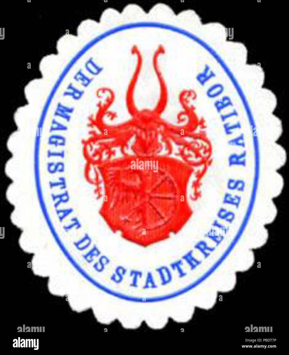 1339 Siegelmarke Der Magistrat des Stadtkreises Ratibor W0227330 Stock ...