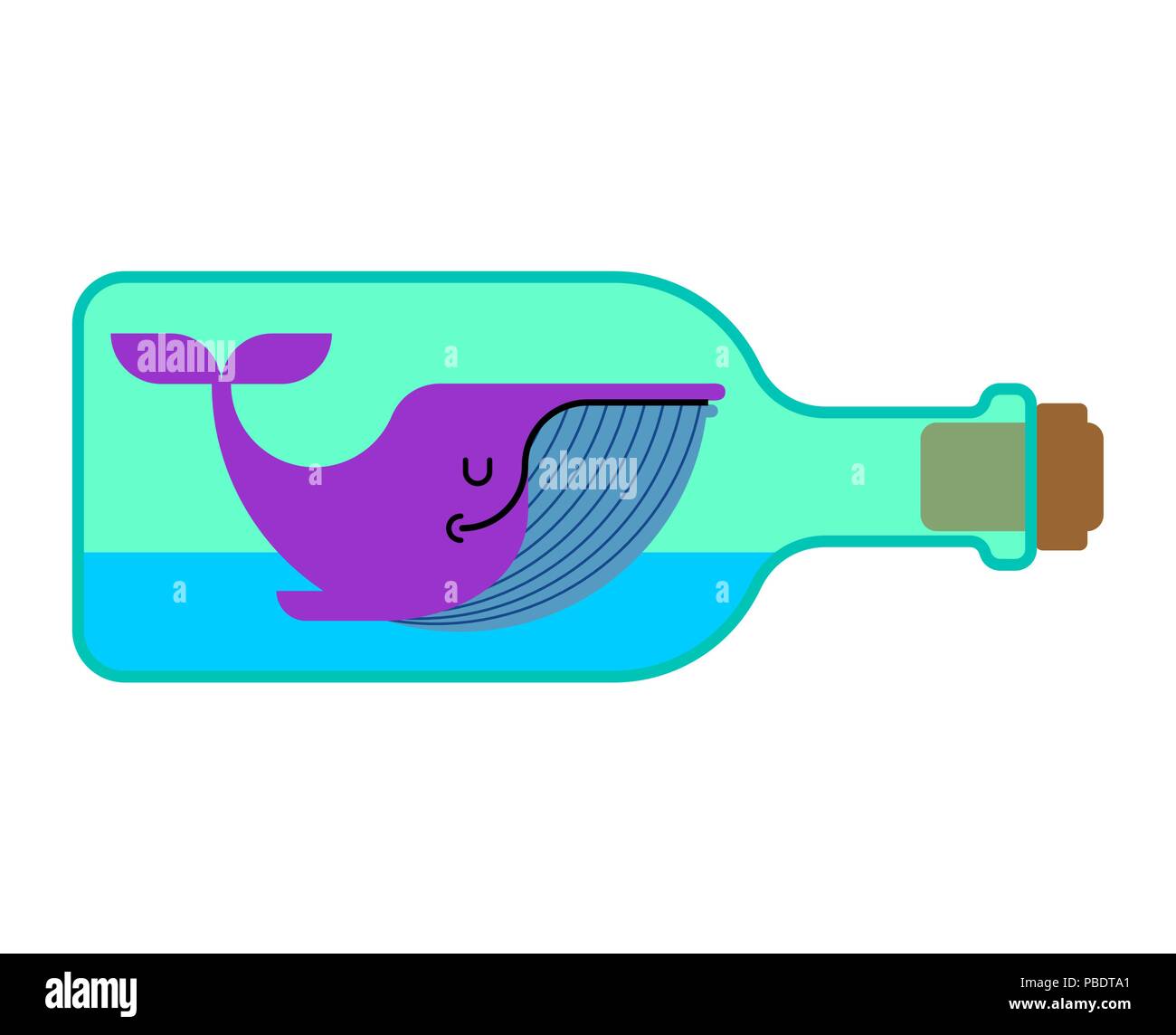 Plastic bottles sea Cut Out Stock Images & Pictures - Alamy