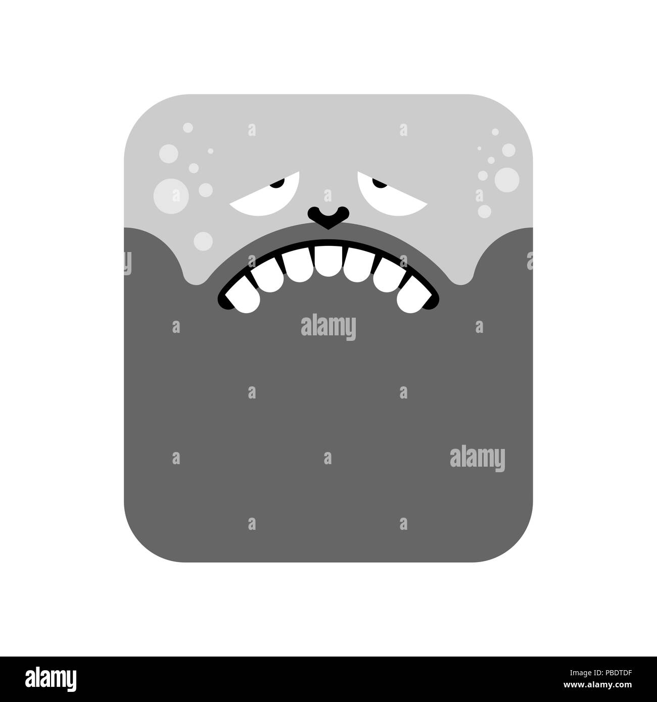 Vector illustration exhausted cartoon Black and White Stock Photos ...