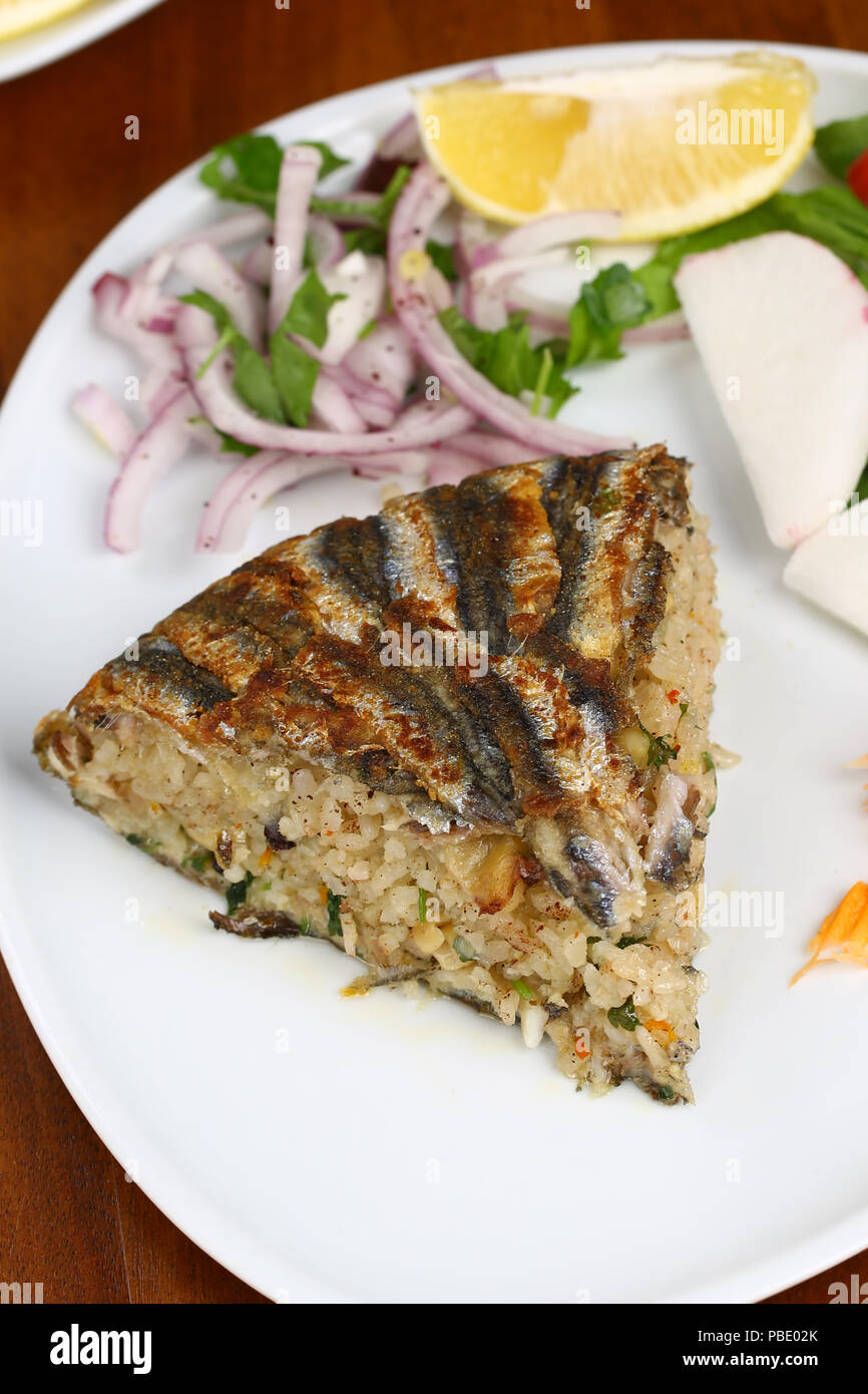 Anchovy with Rice - Hamsili Pilav Stock Photo - Alamy