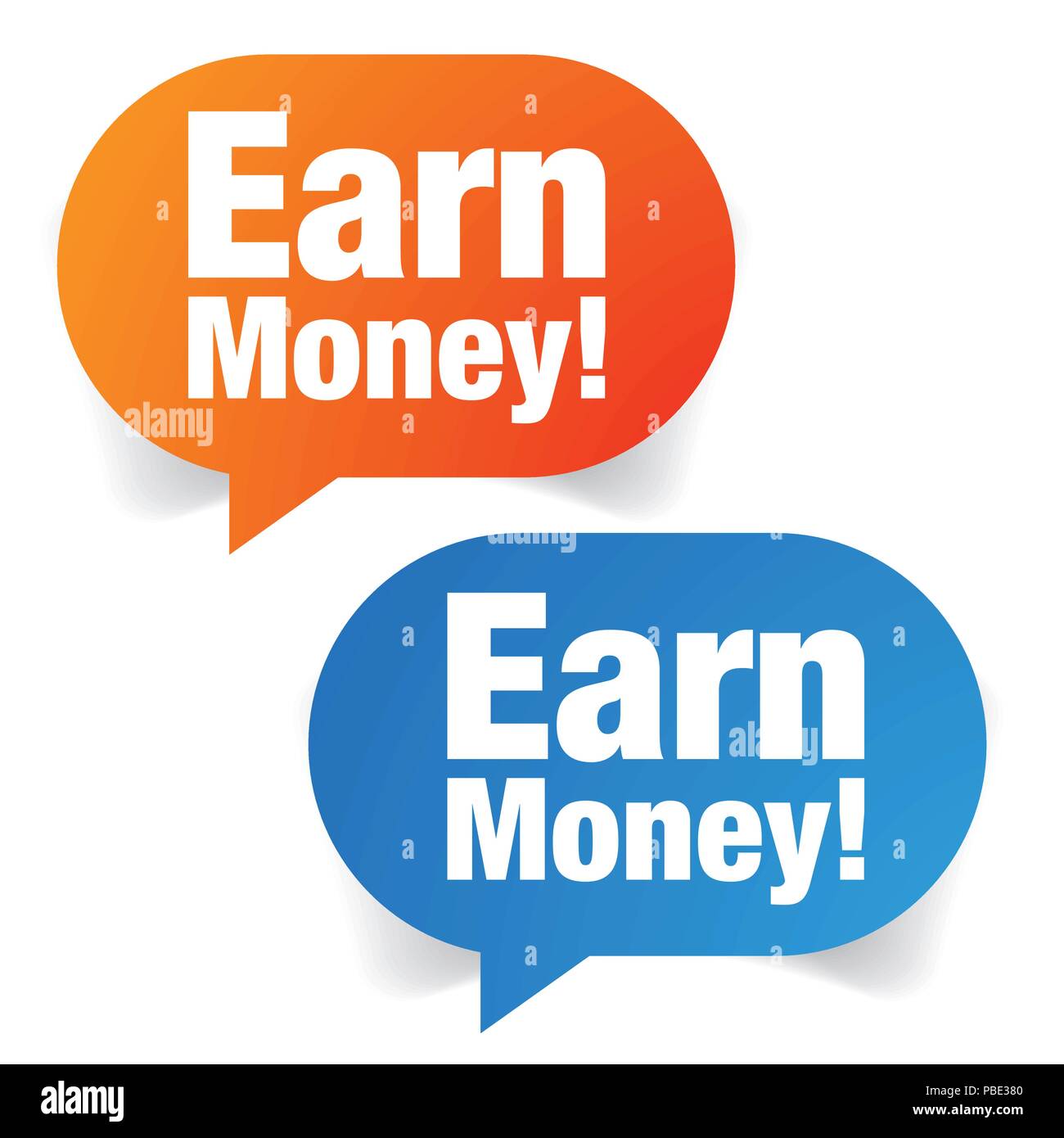 Earn Money label set tag vector Stock Vector Image & Art - Alamy