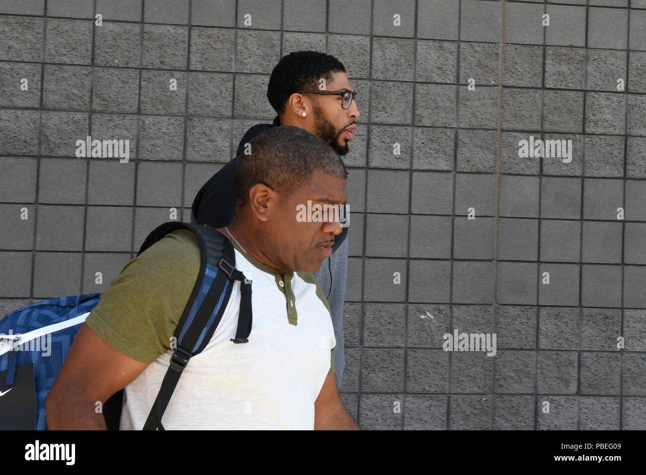 Las Vegas, NV, USA. 27th July, 2018. Eric Gordon seen leaving Media Day ...