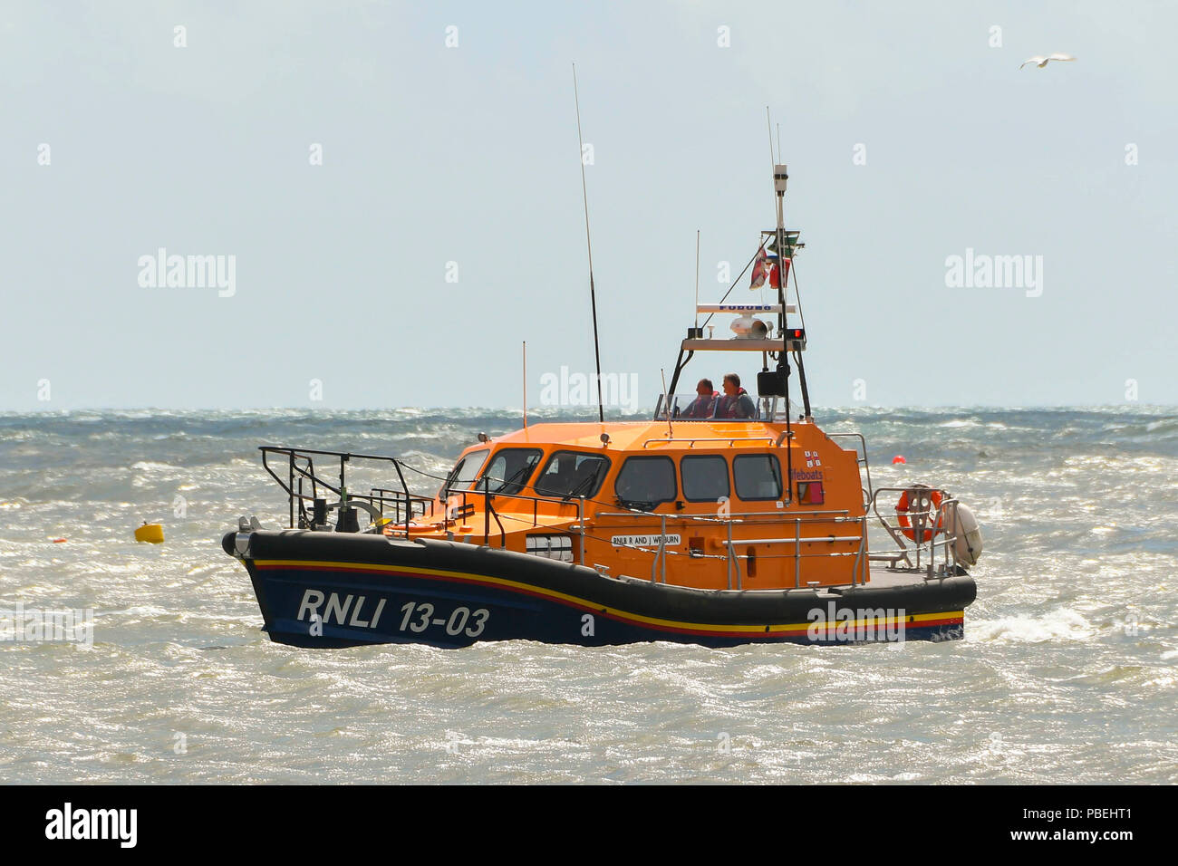 Lyme Regis, Dorset, UK. 28th June 2018. UK Weather. The Exmouth RNLI ...