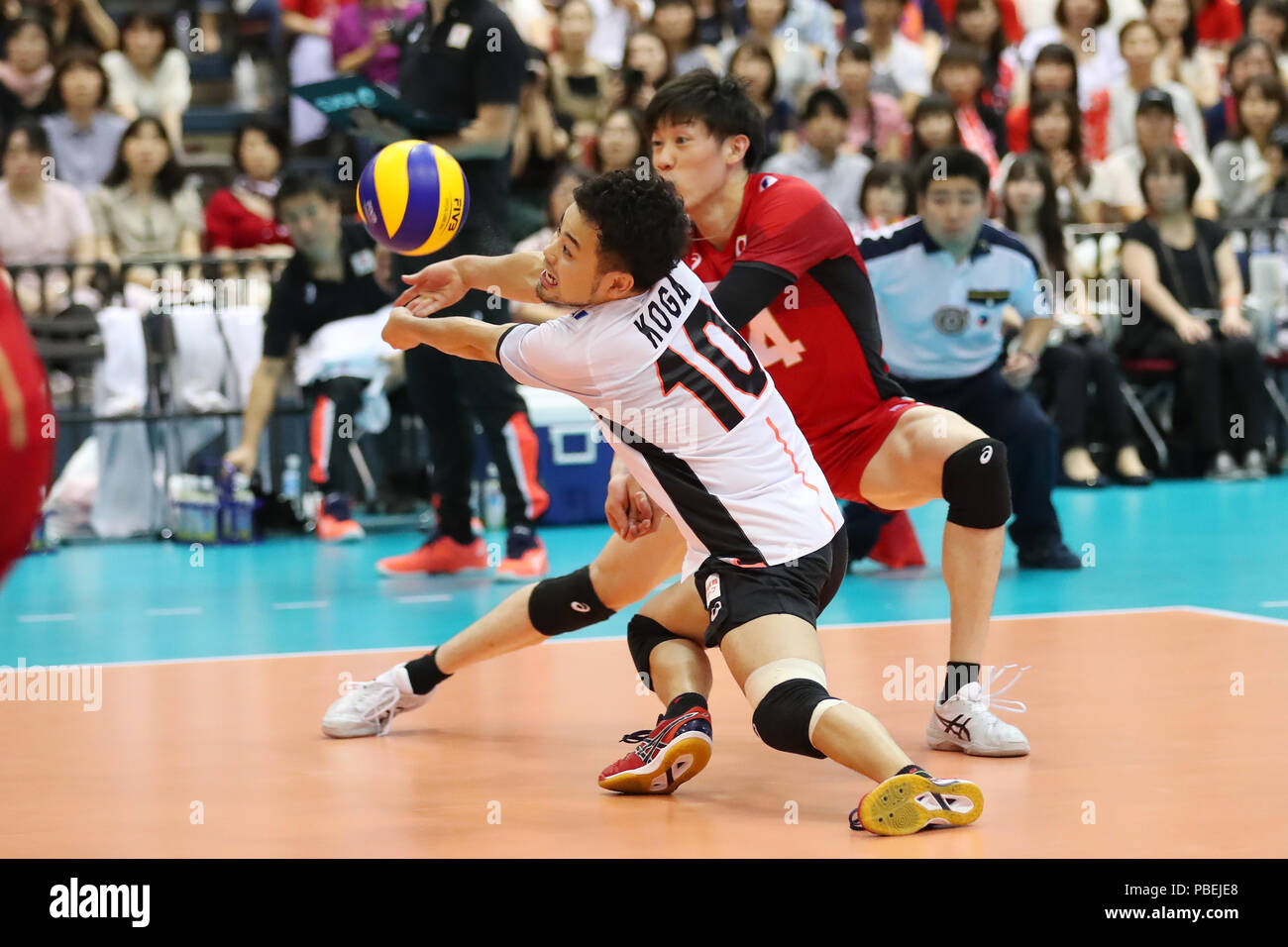 Funabashi Arena, Chiba, Japan. 28th July, 2018. ?? Taichiro Koga (JPN ...
