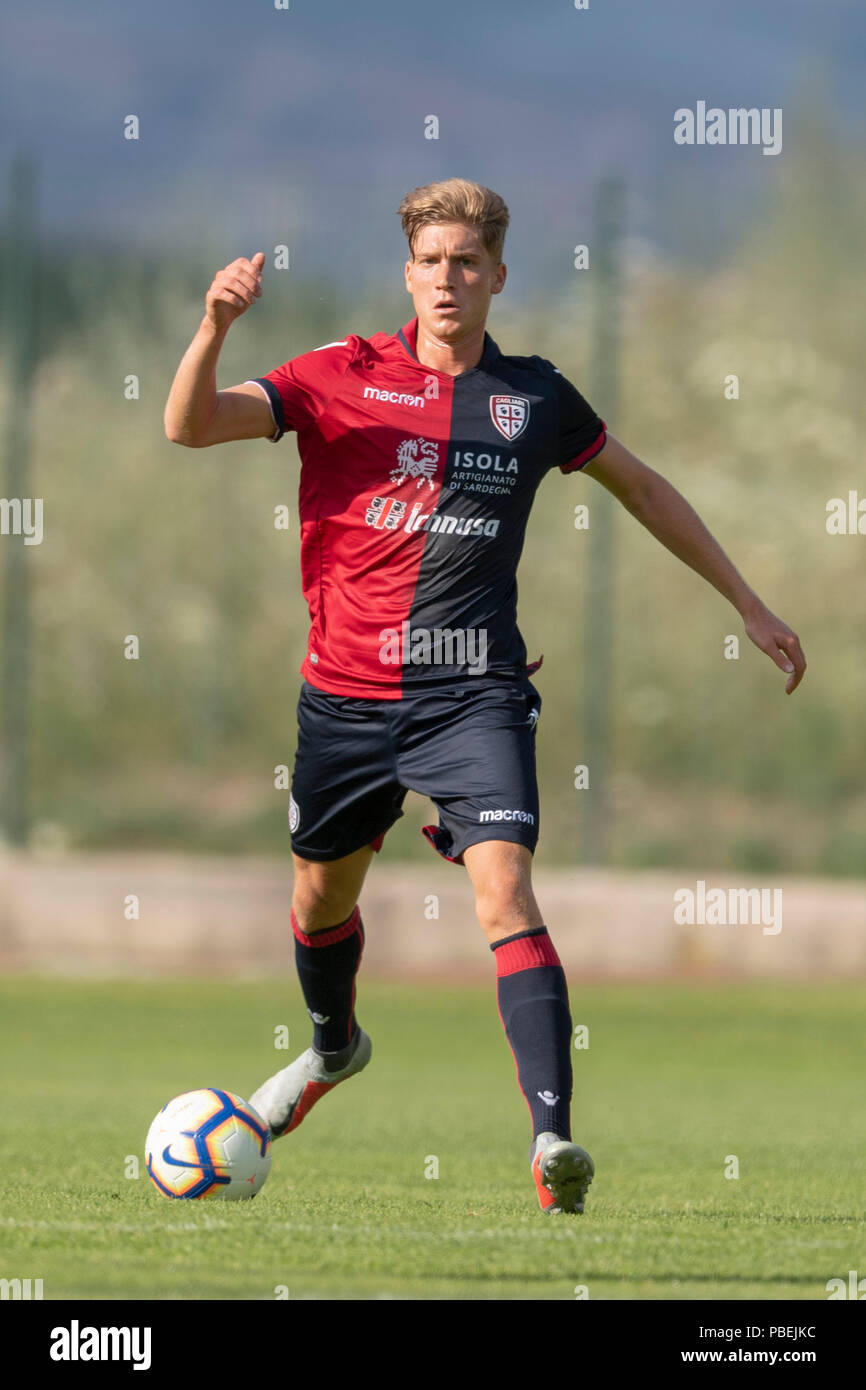 Filippo Romagna (Cagliari) during the Italian Pre-season friendly match ...