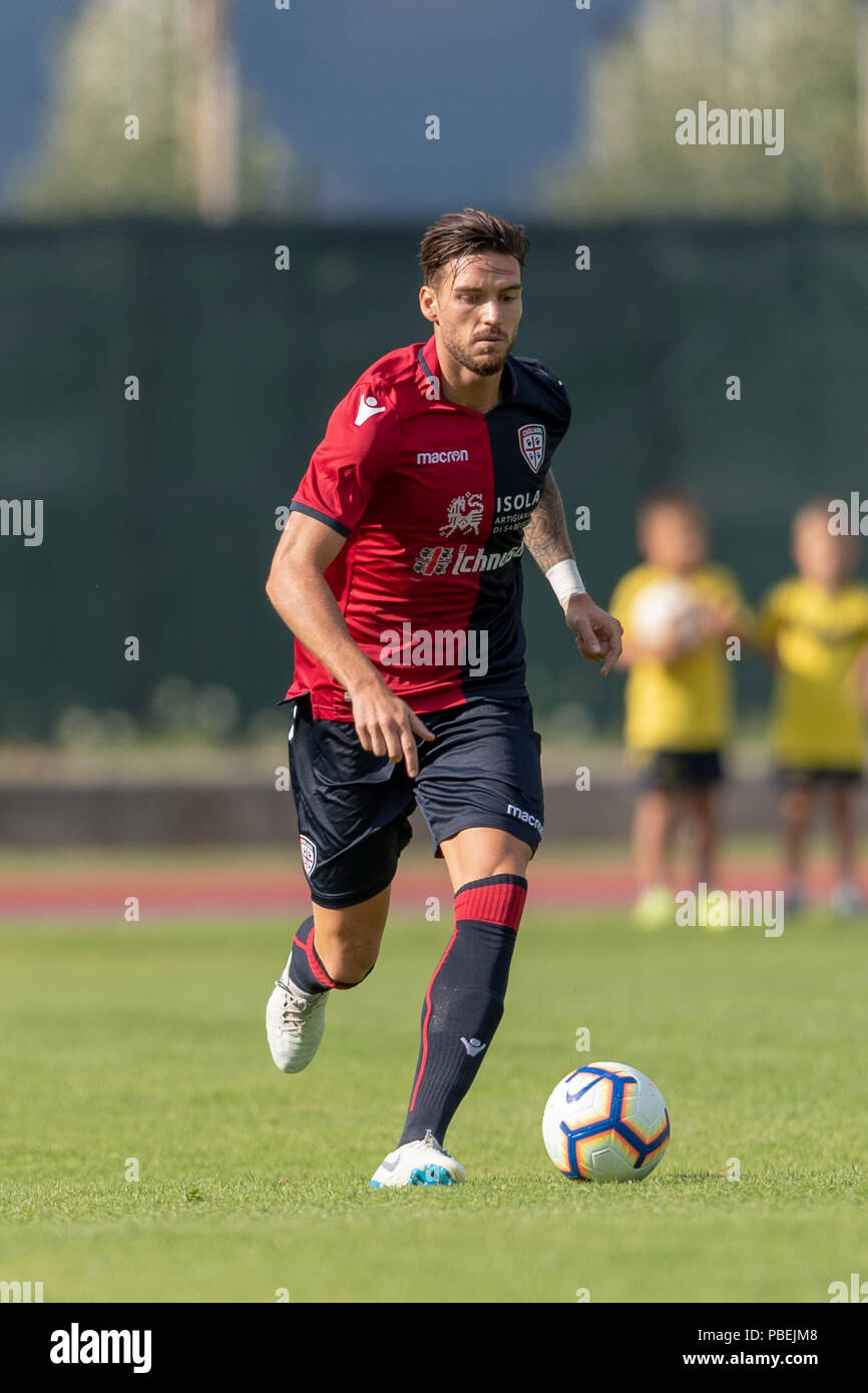 Luca Ceppitelli (Cagliari) during the Italian Pre-season friendly match ...