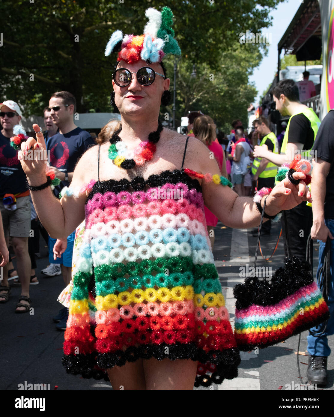 Berlin, Germany. 28th July, 2018. Guy takes part in the Christopher ...