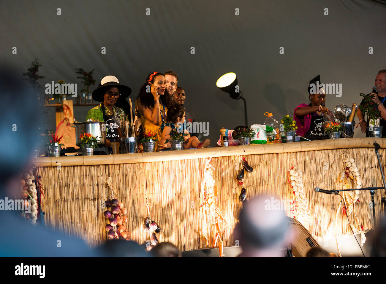 WOMAD Festival, Charlton Park, Wiltshire, UK. 28th July 2018. Scenes at ...