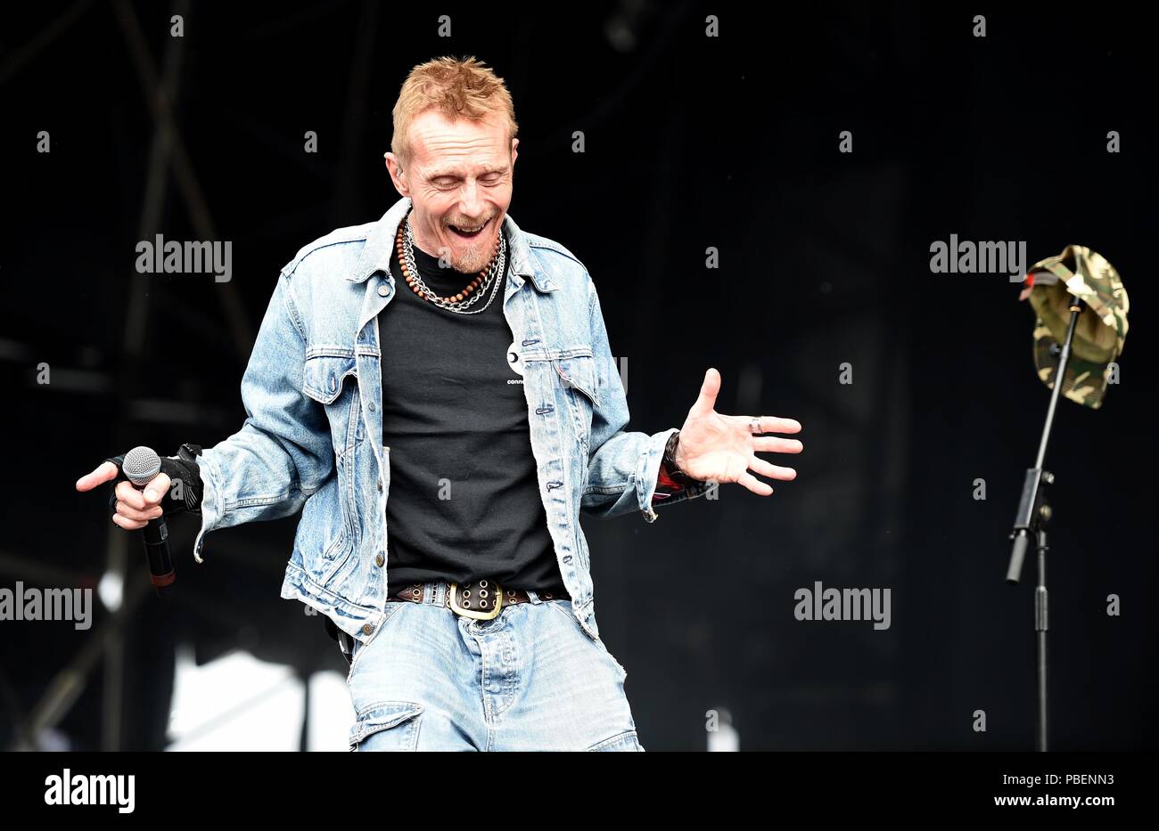 Stereo MCs at Camp Bestival. Stereo MCs Credit: Finnbarr Webster/Alamy ...