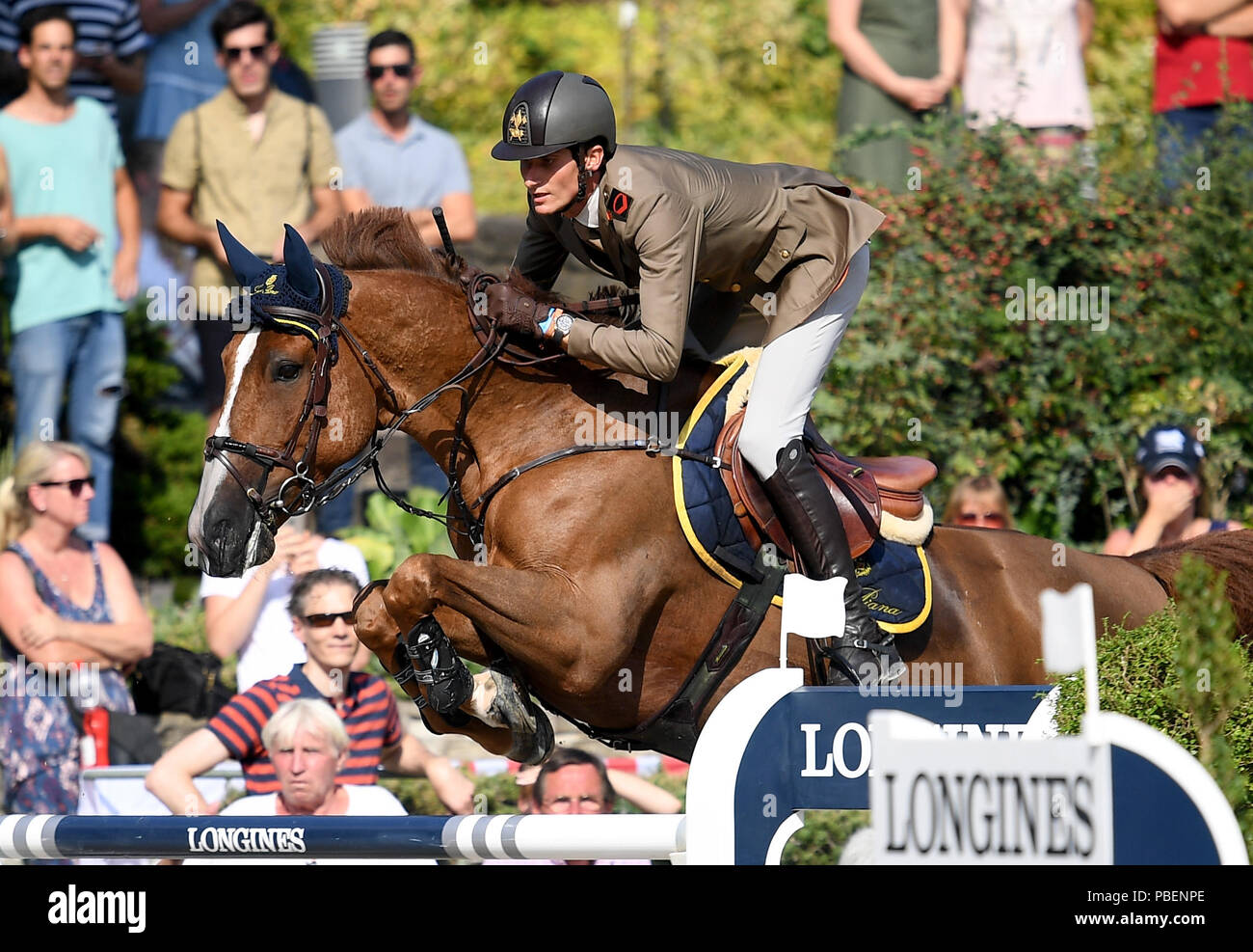 Berlin, Germany. 28th July, 2018. Equestrian sports/jumping: Global ...