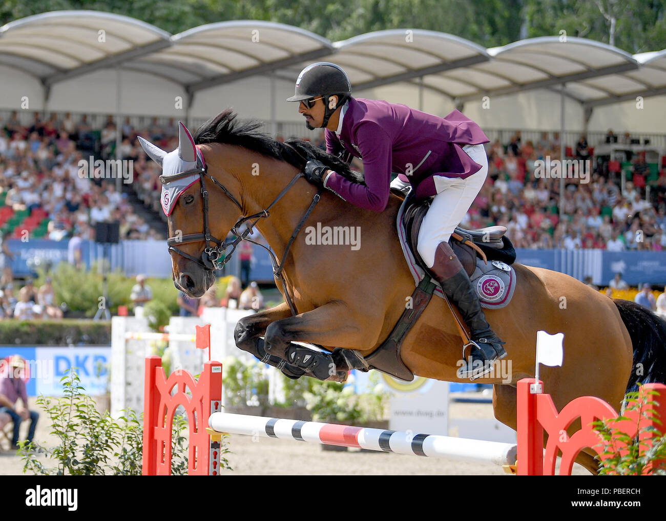 Berlin, Germany. 28th July, 2018. equestrian sports/jumping: Global ...