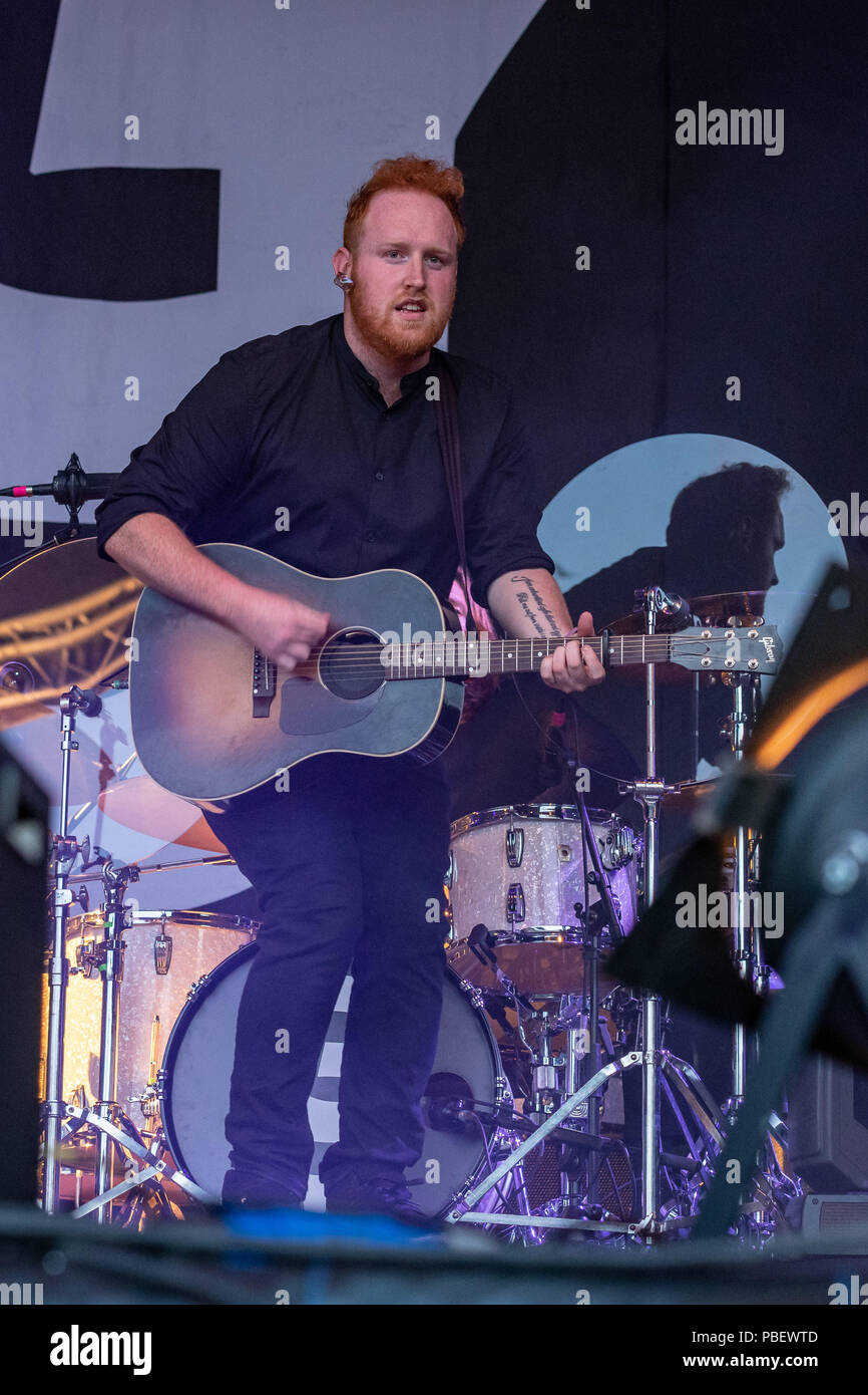 Dublin, Dublin, Ireland. 28th July, 2018. Ireland's Gavin James seen on ...