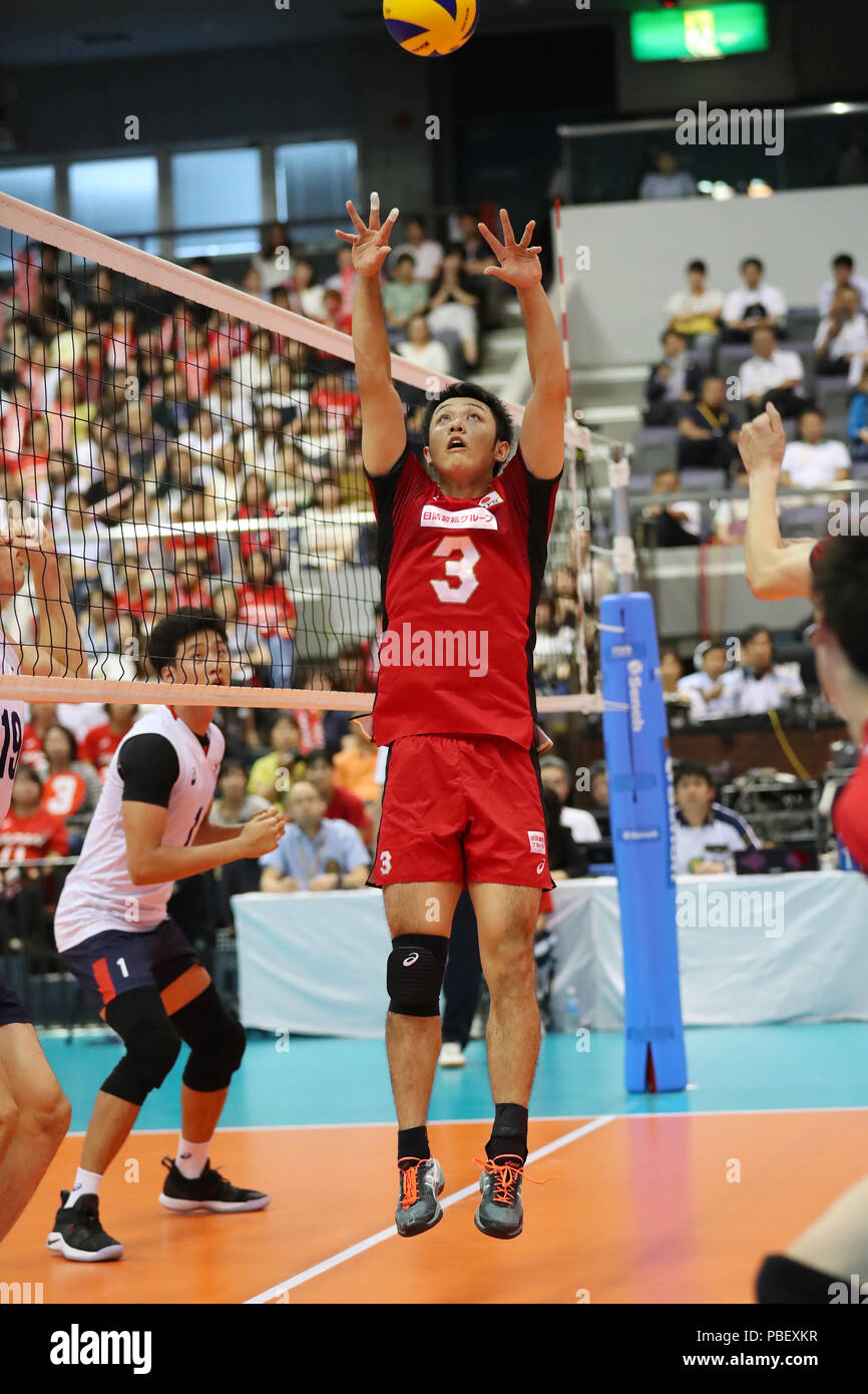 Funabashi Arena, Chiba, Japan. 28th July, 2018. Naonobu Fujii (JPN ...