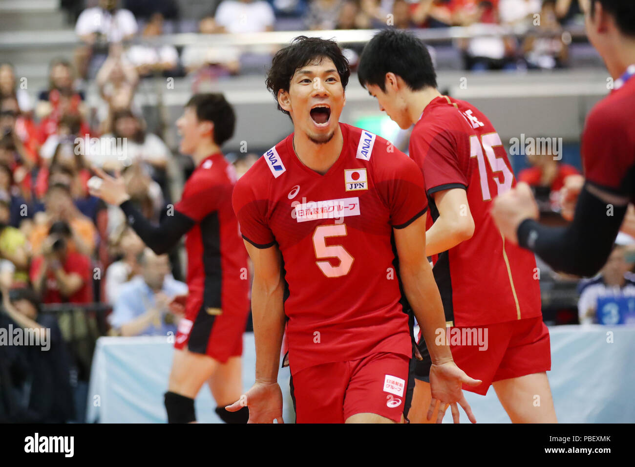Funabashi Arena, Chiba, Japan. 28th July, 2018. Tatsuya Fukuzawa (JPN ...