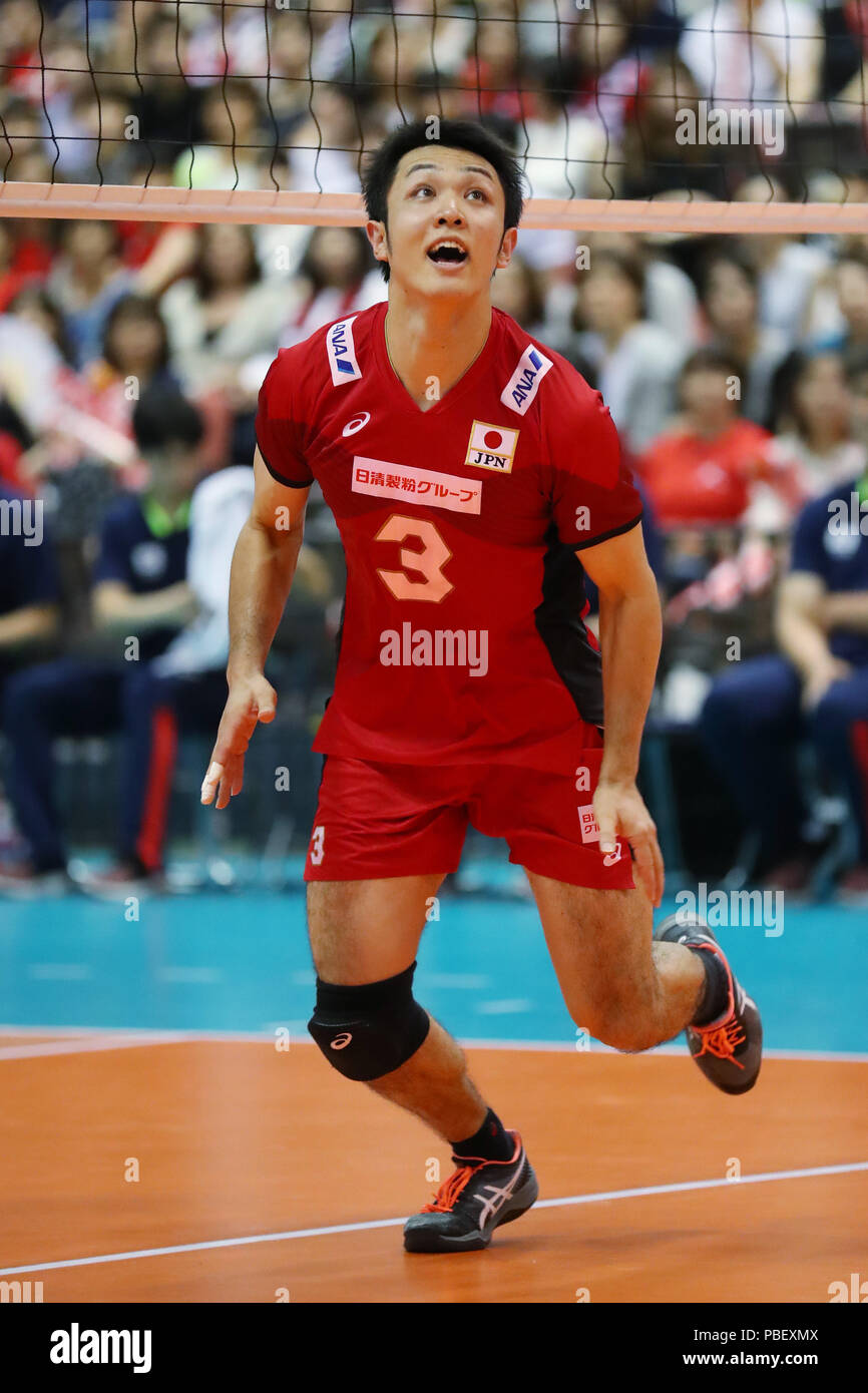 Funabashi Arena, Chiba, Japan. 28th July, 2018. Naonobu Fujii (JPN ...