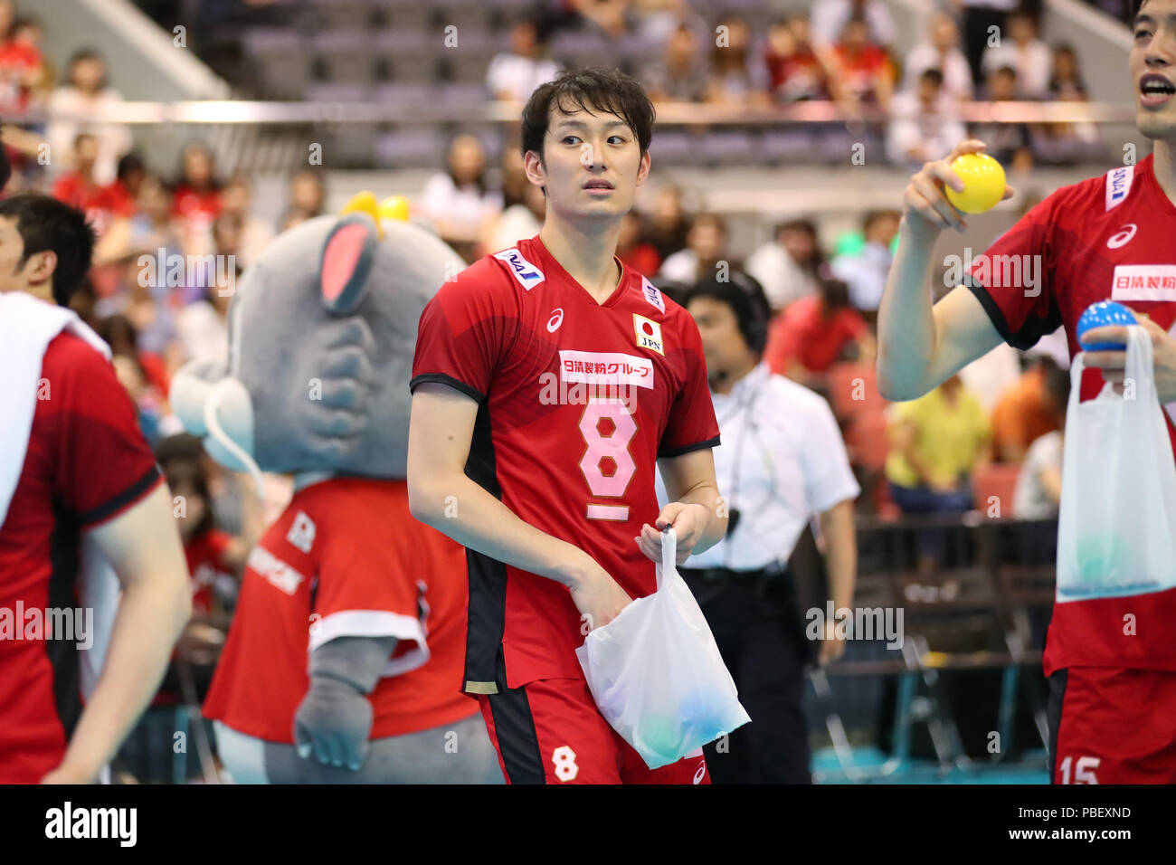 Funabashi Arena, Chiba, Japan. 28th July, 2018. Masahiro Yanagida (JPN ...