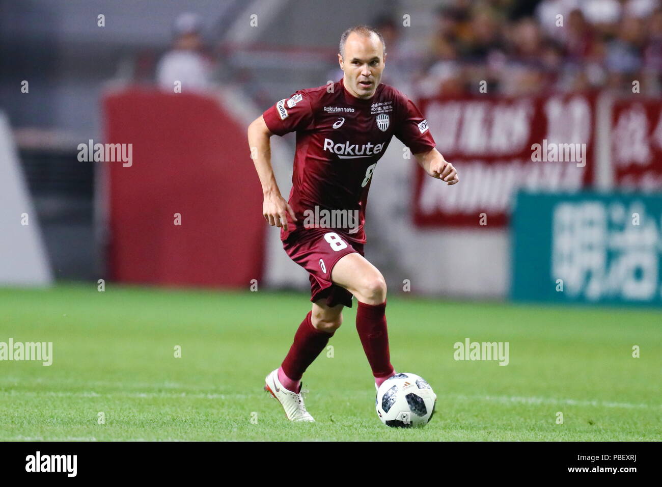 Hyogo, Japan. 28th July, 2018. Andres Iniesta (Vissel) Football/Soccer ...