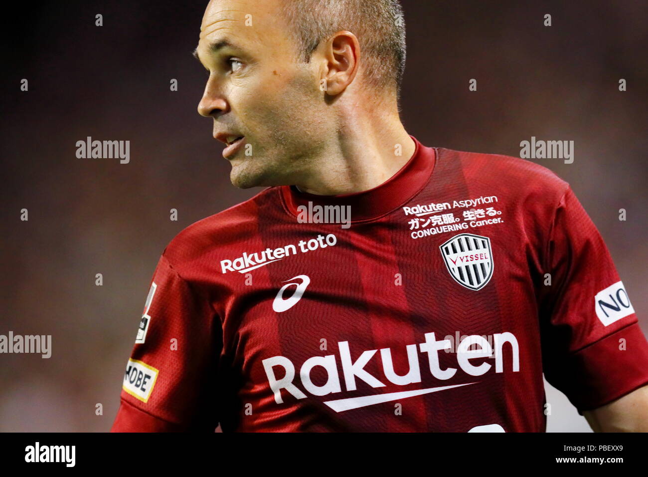 Hyogo, Japan. 28th July, 2018. Andres Iniesta (Vissel) Football/Soccer ...