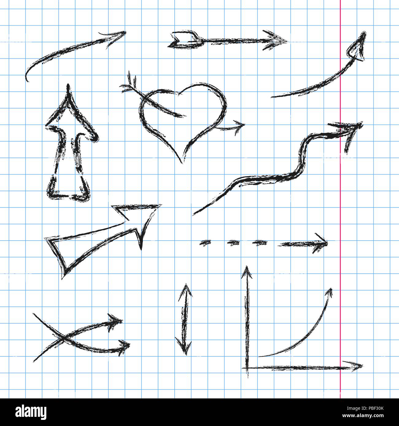 Hand drawn graph paper hi-res stock photography and images - Alamy