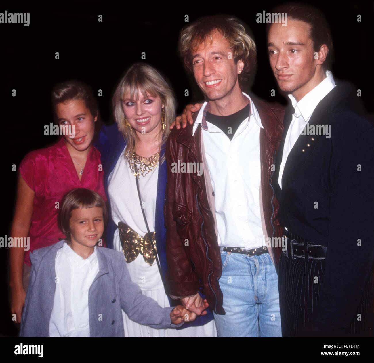 #RobinGibb and family 1989 Photo By Adam Scull/PHOTOlink.net Stock ...
