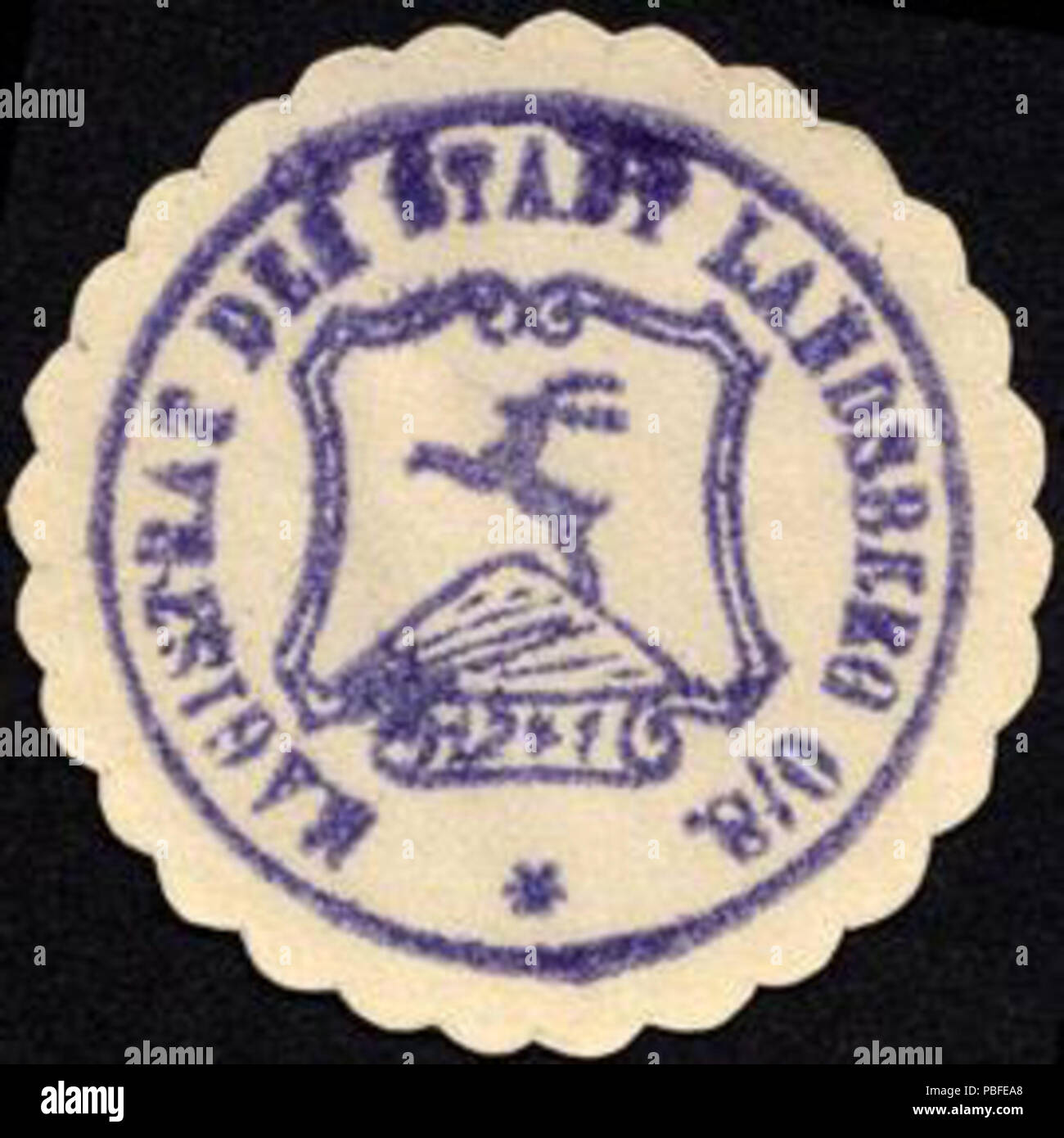 1482 Siegelmarke Magistrat der Stadt Landsberg - Oberschlesien W0229255 ...