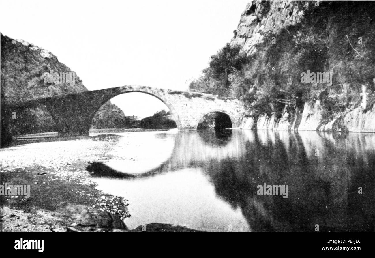 1544 SL 1914 D063 bridge over the dog river built by sultan selim Stock ...