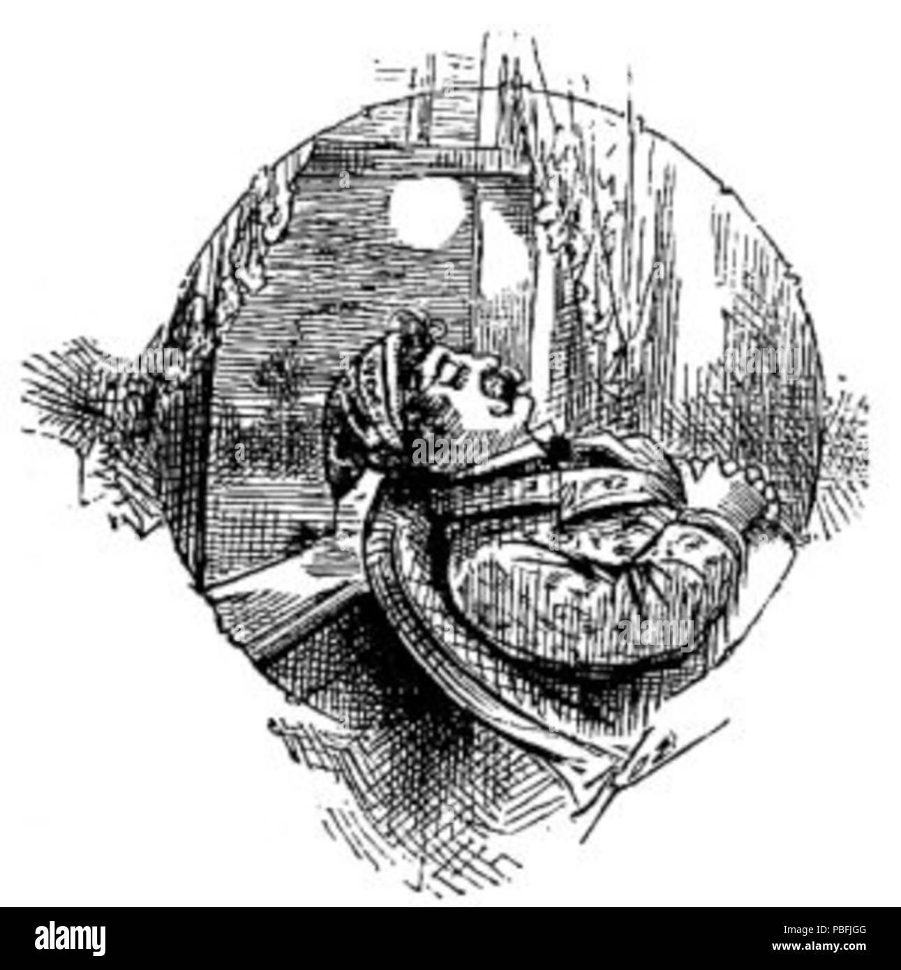 Illustration anatomy body sleep Black and White Stock Photos & Images ...