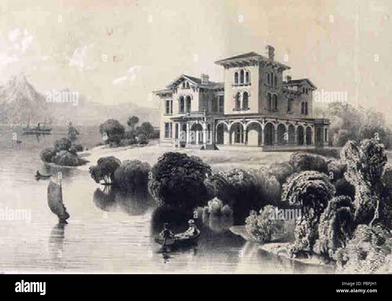 1545 Sloan Italian Villa Stock Photo - Alamy