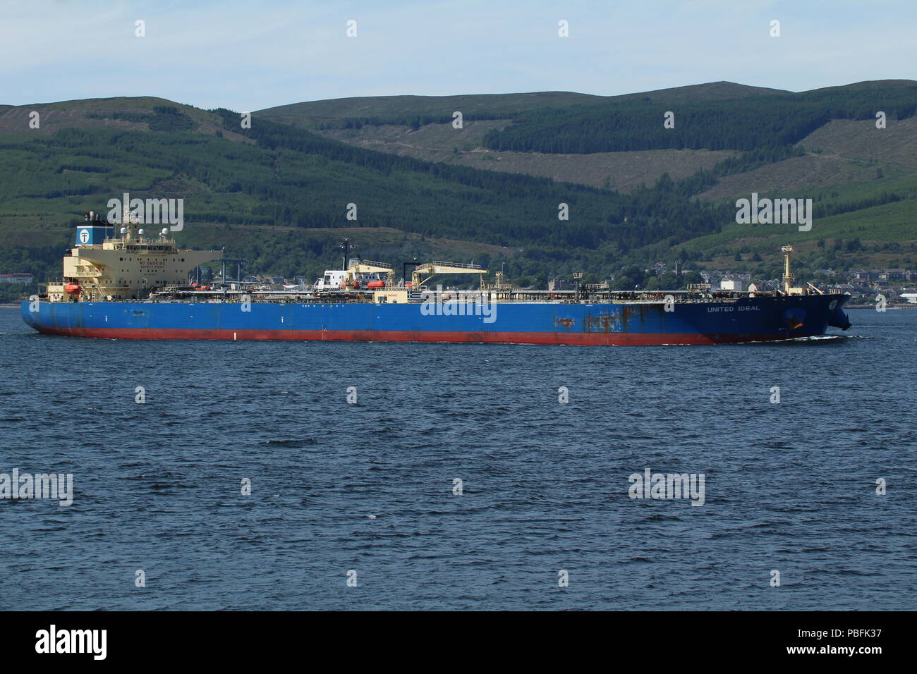 United Ideal, a crude oil tanker operated by Marine Management Services ...