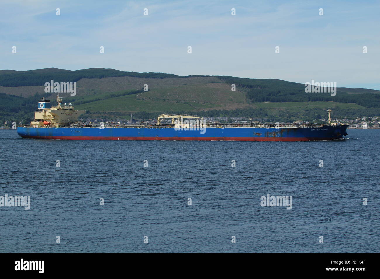 United Ideal, a crude oil tanker operated by Marine Management Services ...