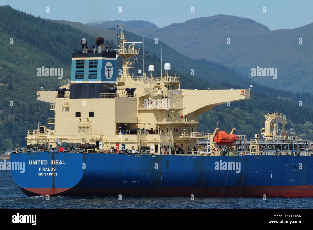 United Ideal, a crude oil tanker operated by Marine Management Services ...