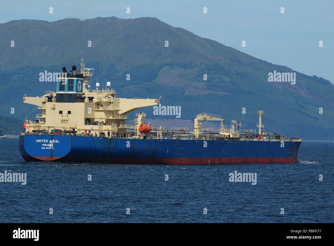United Ideal, a crude oil tanker operated by Marine Management Services ...