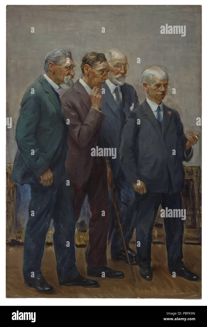 1612 The Art Jury, Wayman Elbridge Adams, 1921 Stock Photo - Alamy