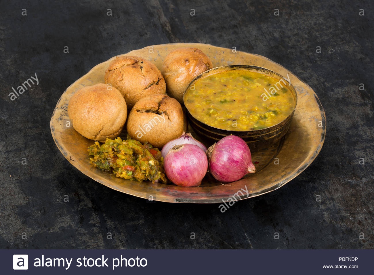 Daal Bati High Resolution Stock Photography and Images - Alamy