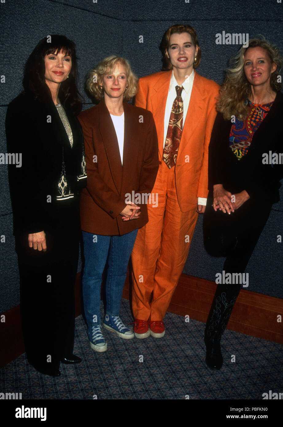 BEVERLY HILLS, CA - APRIL 1: (L-R) Actress Victoria Principal, actress ...
