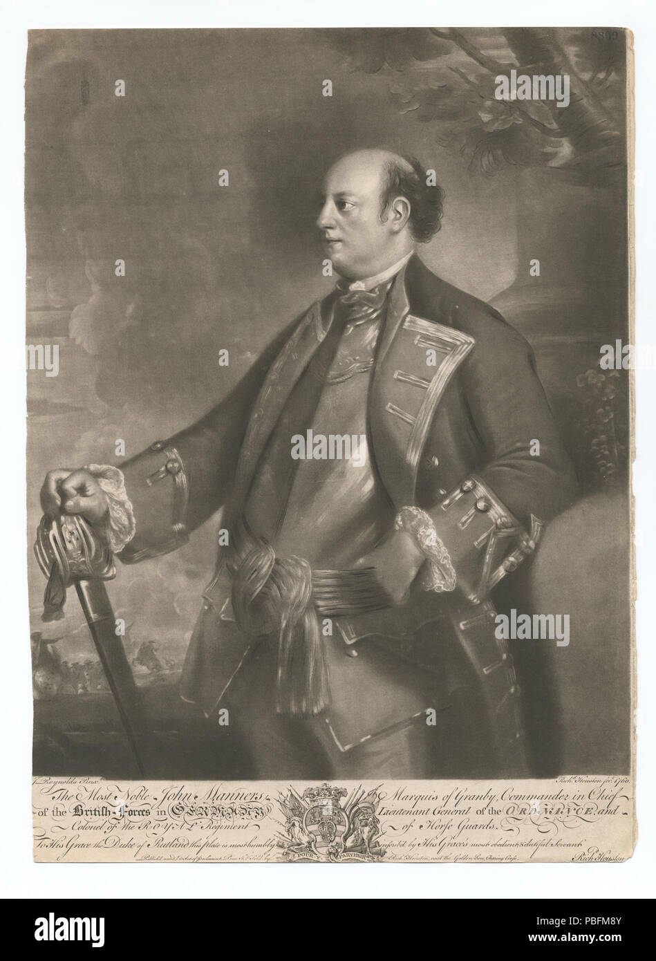 John manners, marquis of granby hi-res stock photography and images - Alamy