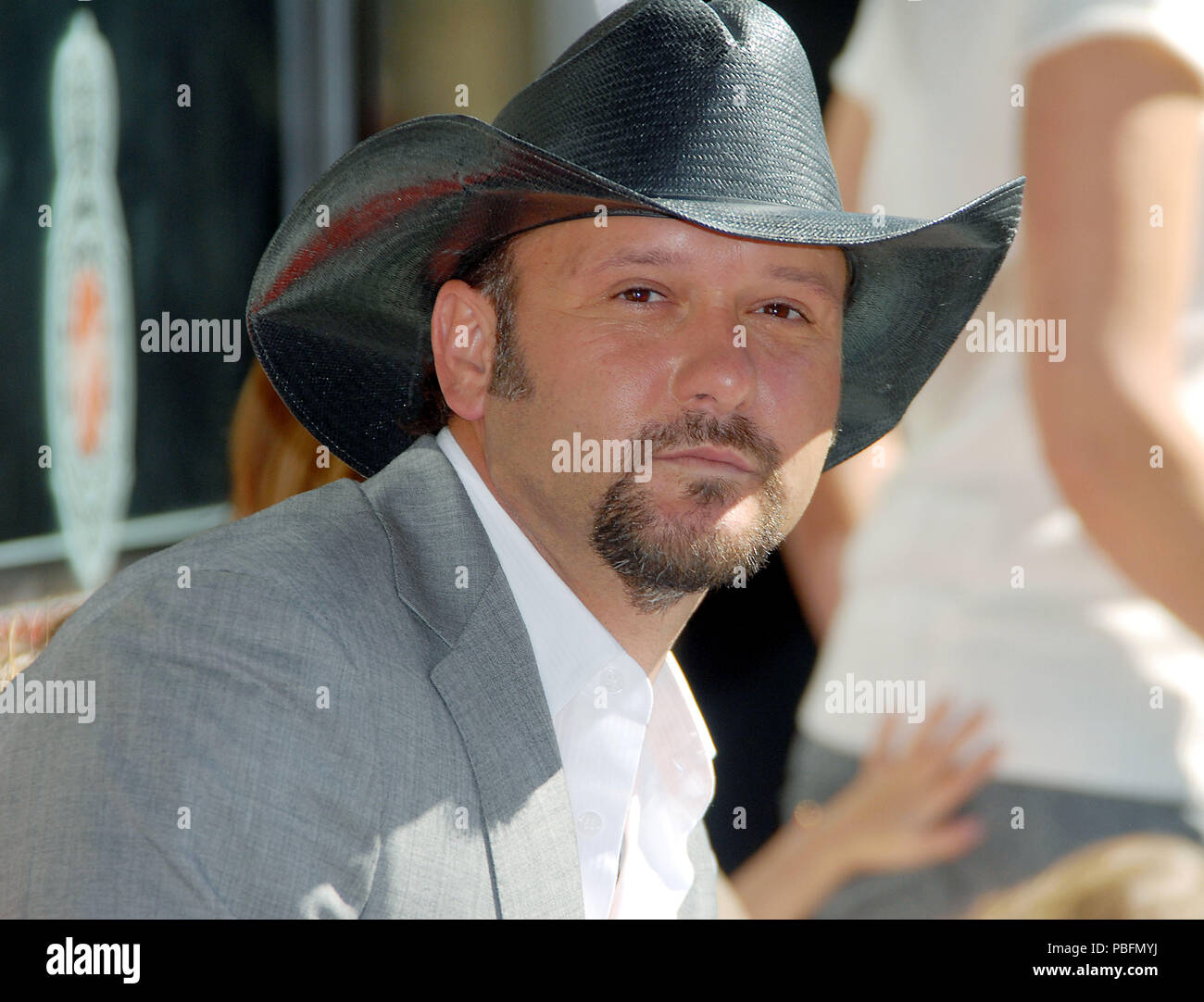 Tim McGraw received the 2322th star on The Hollywood Walk of Fame in ...
