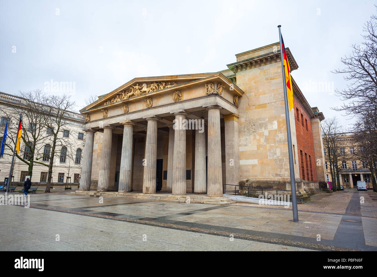 Neue Wache war memorial in Berlin dedicated to all victims of war and ...