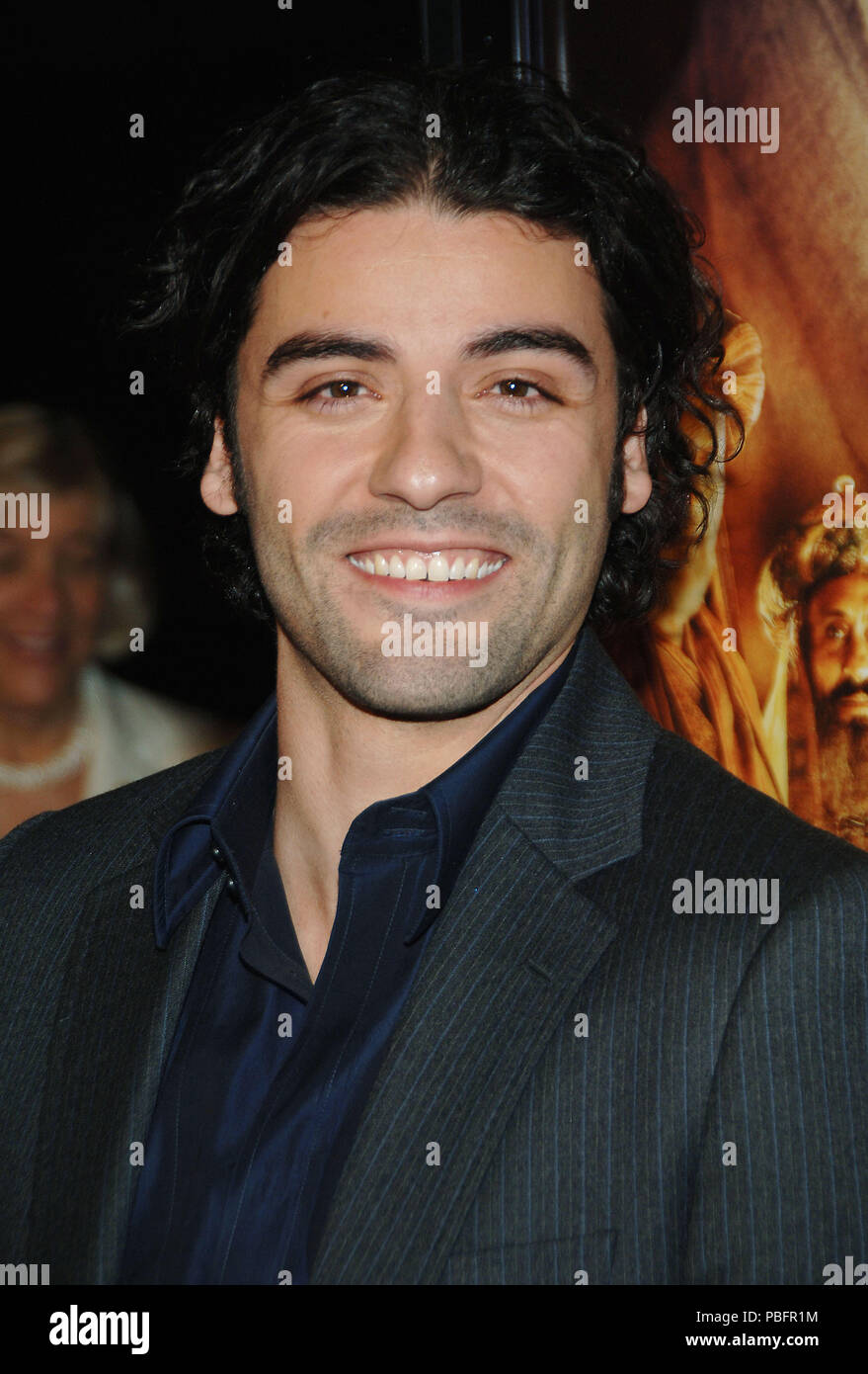 Oscar Isaac arriving at the Nativity Story Premiere at the Academy Of ...