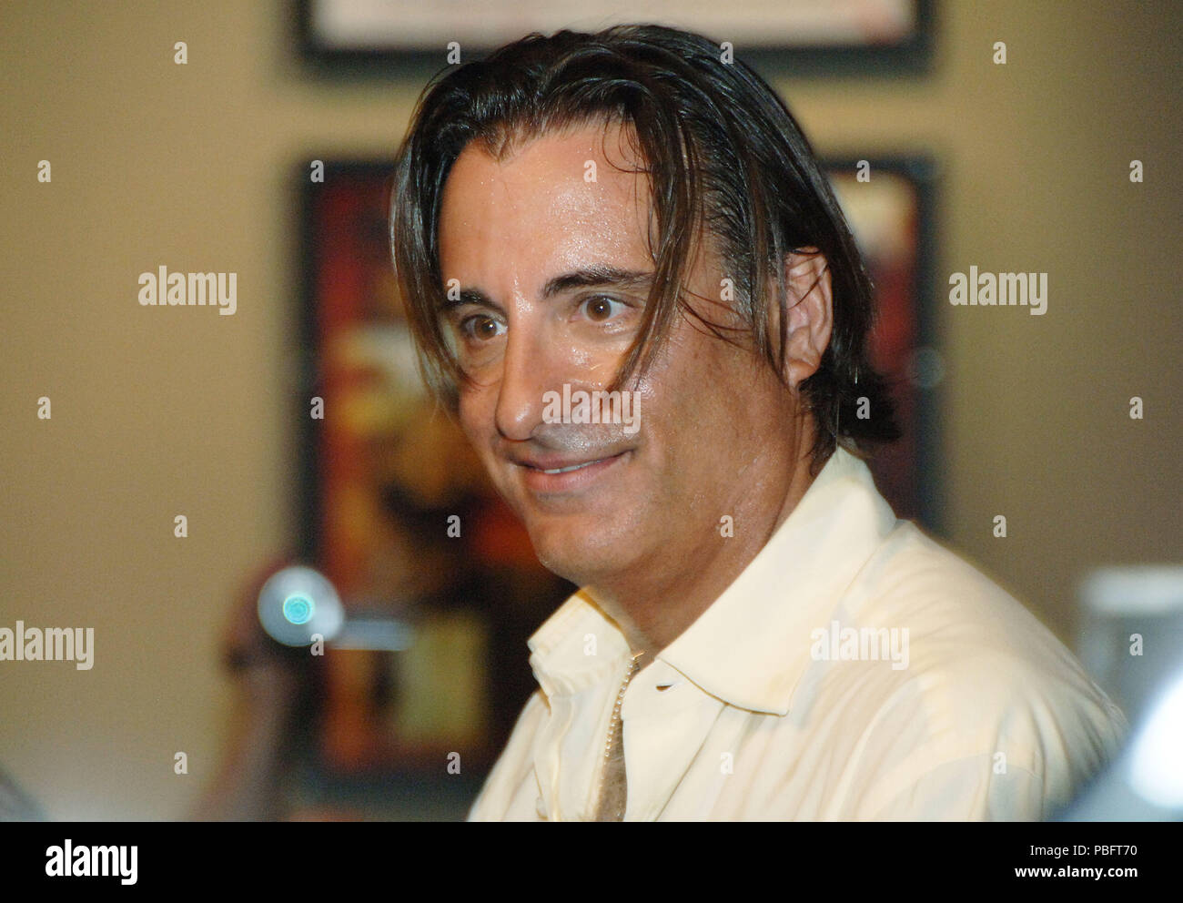 Andy Garcia with the Cineson All Stars performing at the The Lost City ...