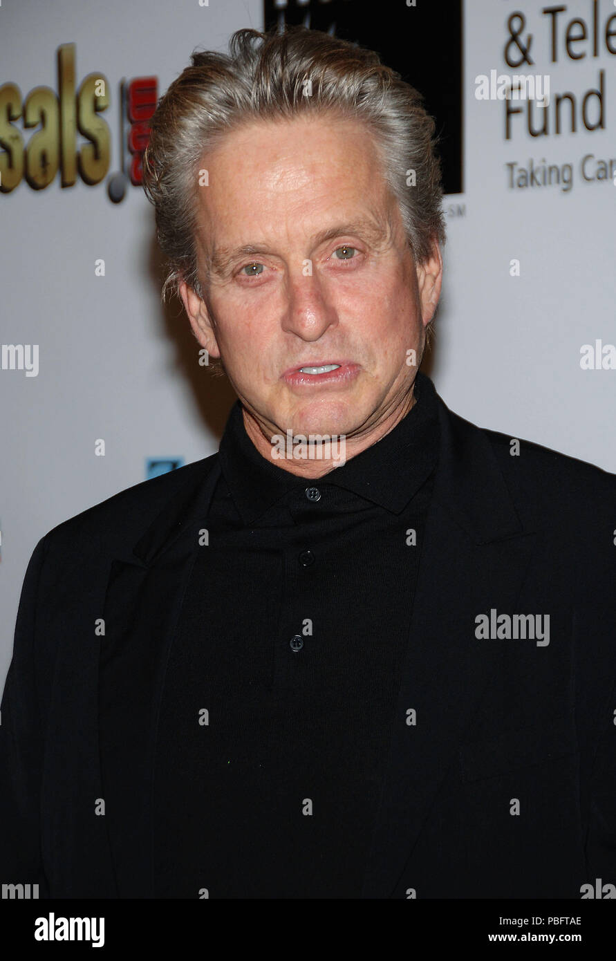 Michael Douglas arriving at A Fine Romance to Benefit The Motion ...