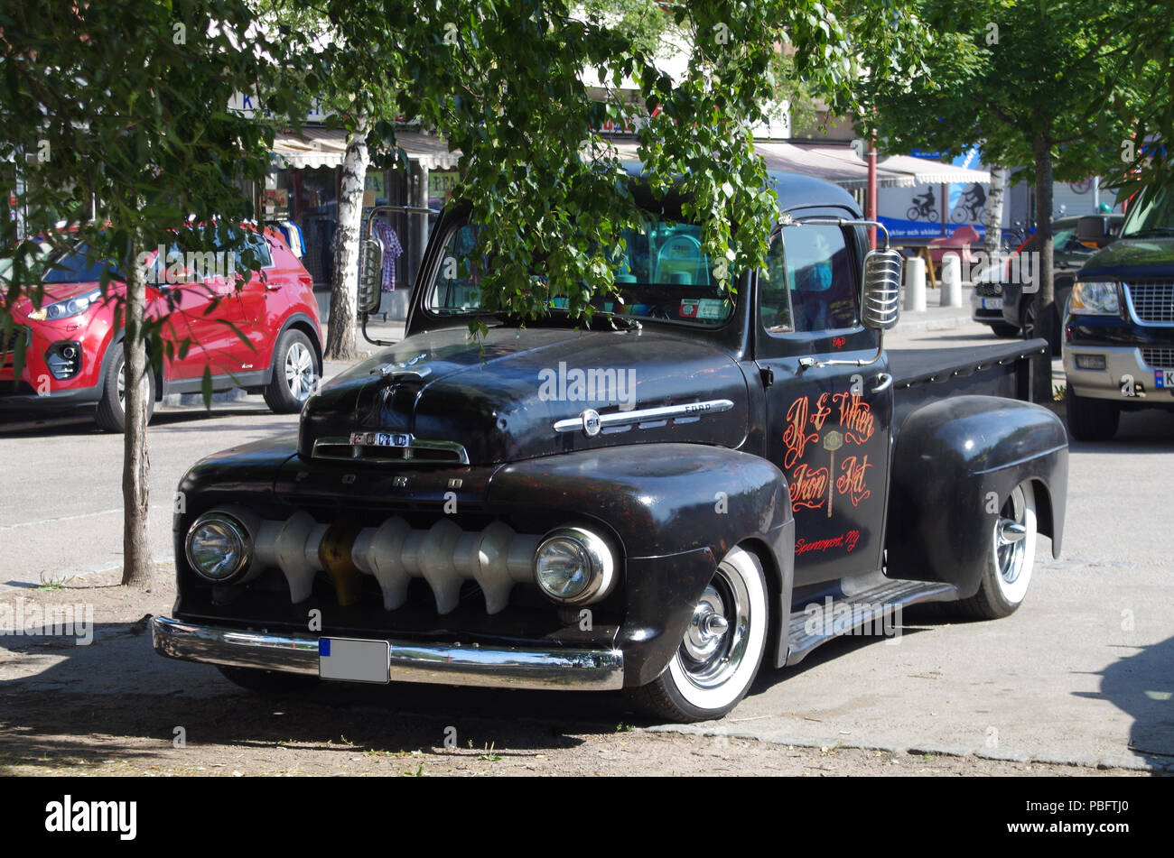 Annual Classic Car Week in Rättvik,Dalarna/Sweden 26.07.2018 Stock ...