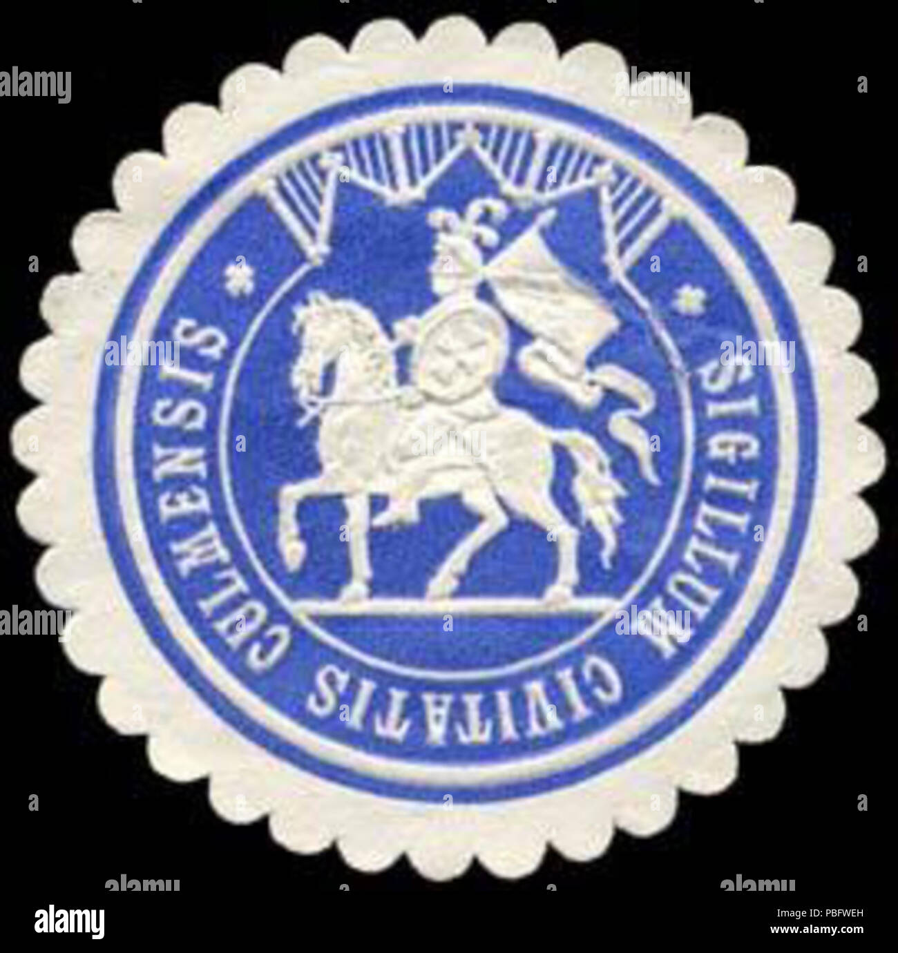 1512 Siegelmarke Sigillum - Civitatis - Culmensis W0210170 Stock Photo ...