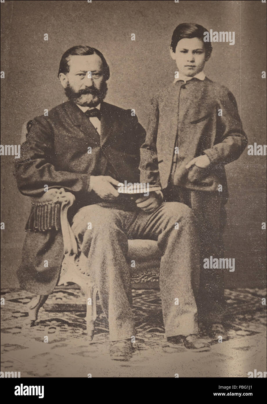 1535 Sigmund Freud as a child with his father Stock Photo - Alamy