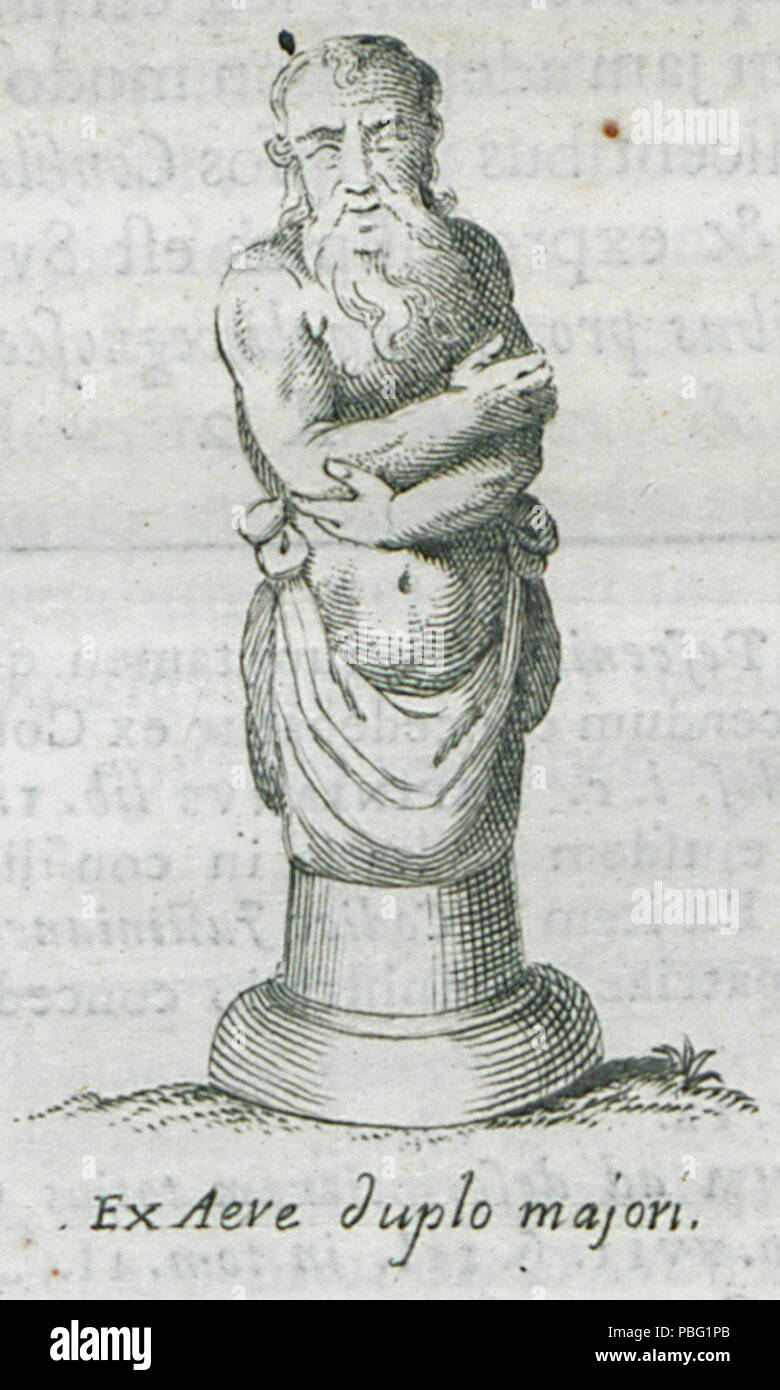 1536 Silenus statue - Paciaudi Paolo Maria - 1761 Stock Photo - Alamy