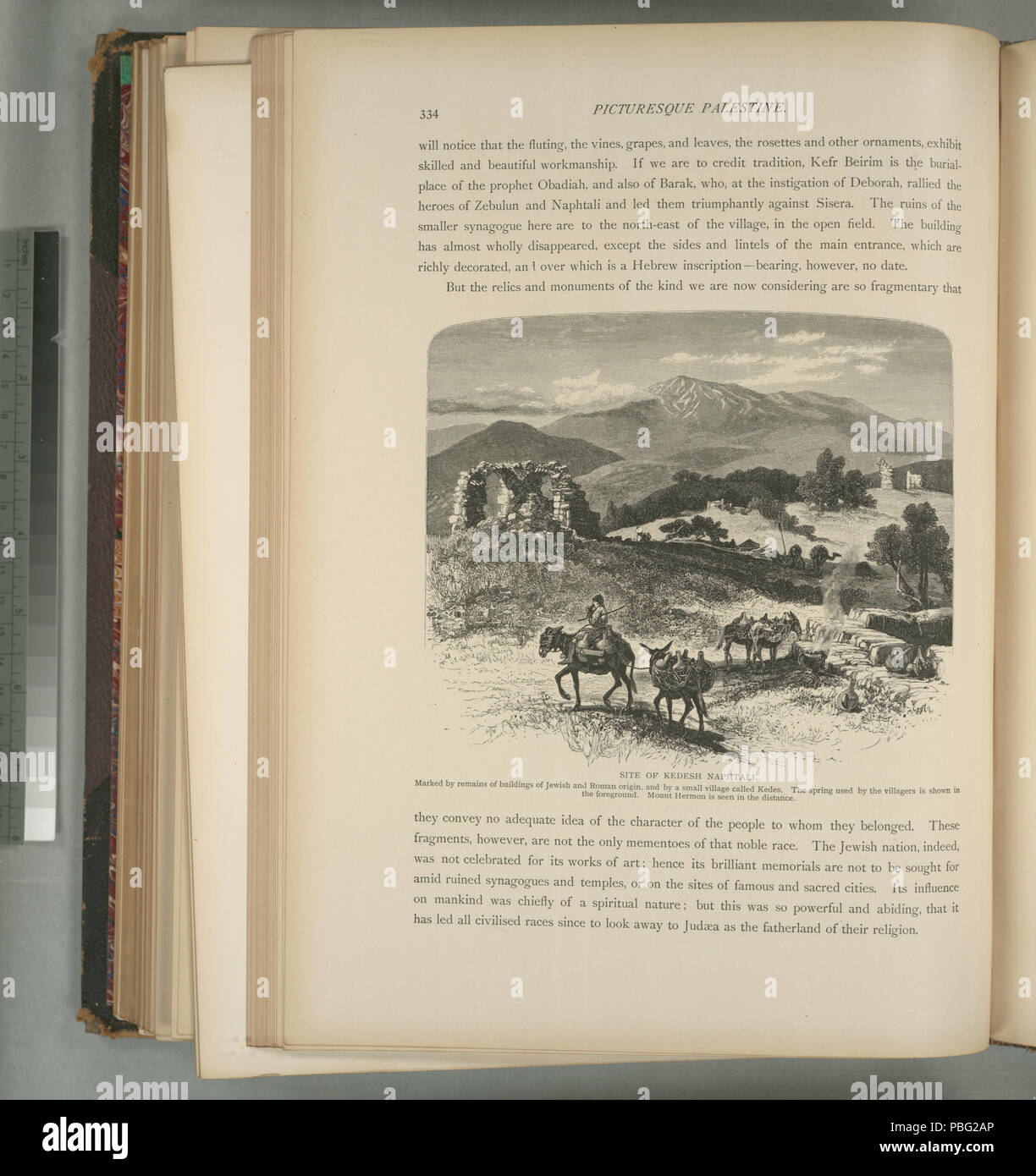 1541 Site of Kedesh Naphtali. Marked by remains of buildings of Jewish ...