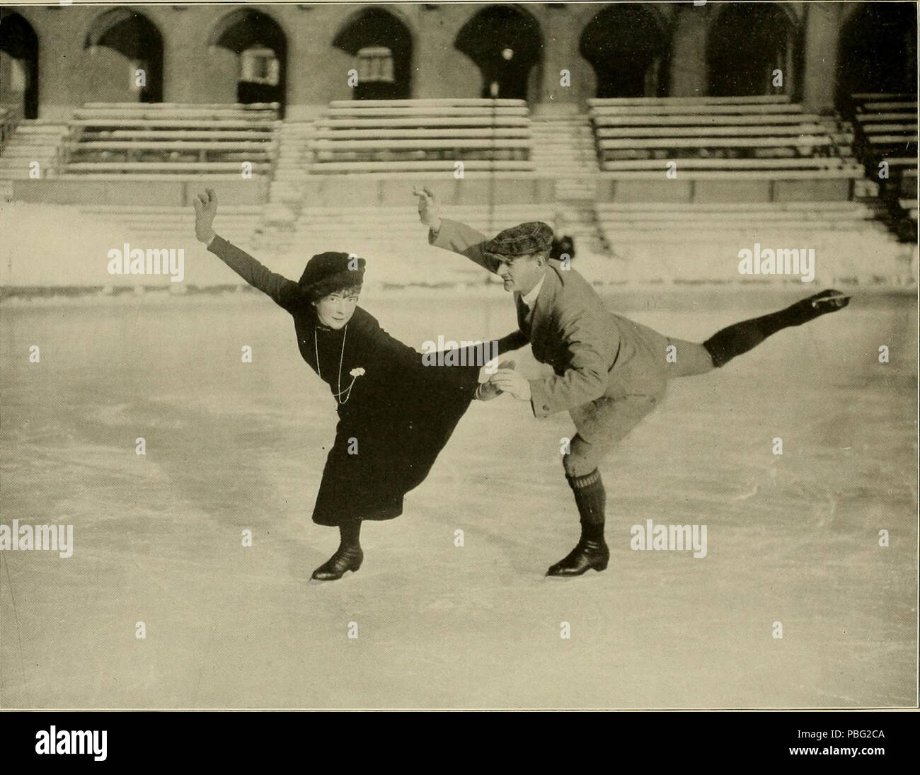 1920s ice skating hi-res stock photography and images - Alamy