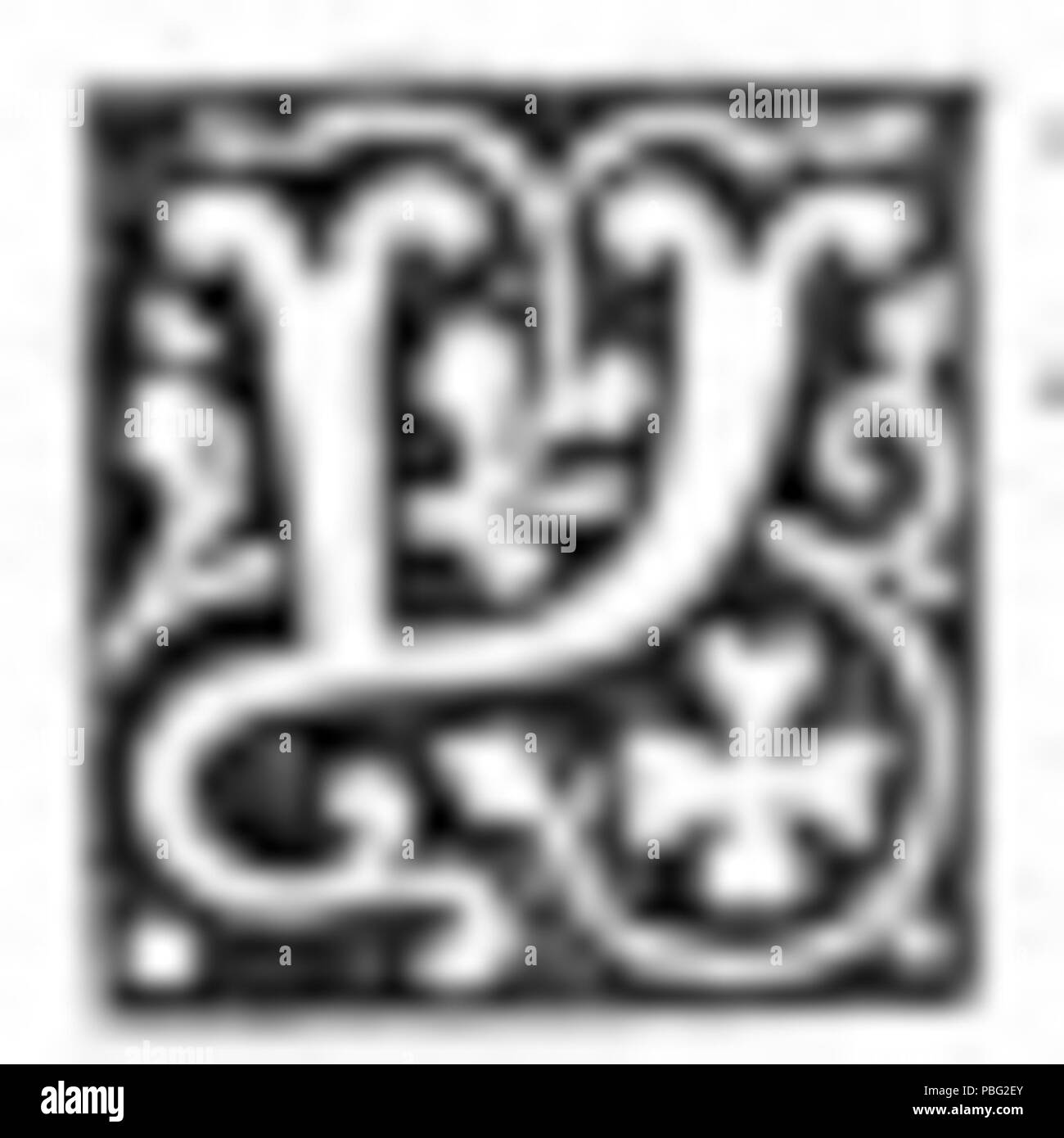 Drop cap letters Black and White Stock Photos & Images - Alamy