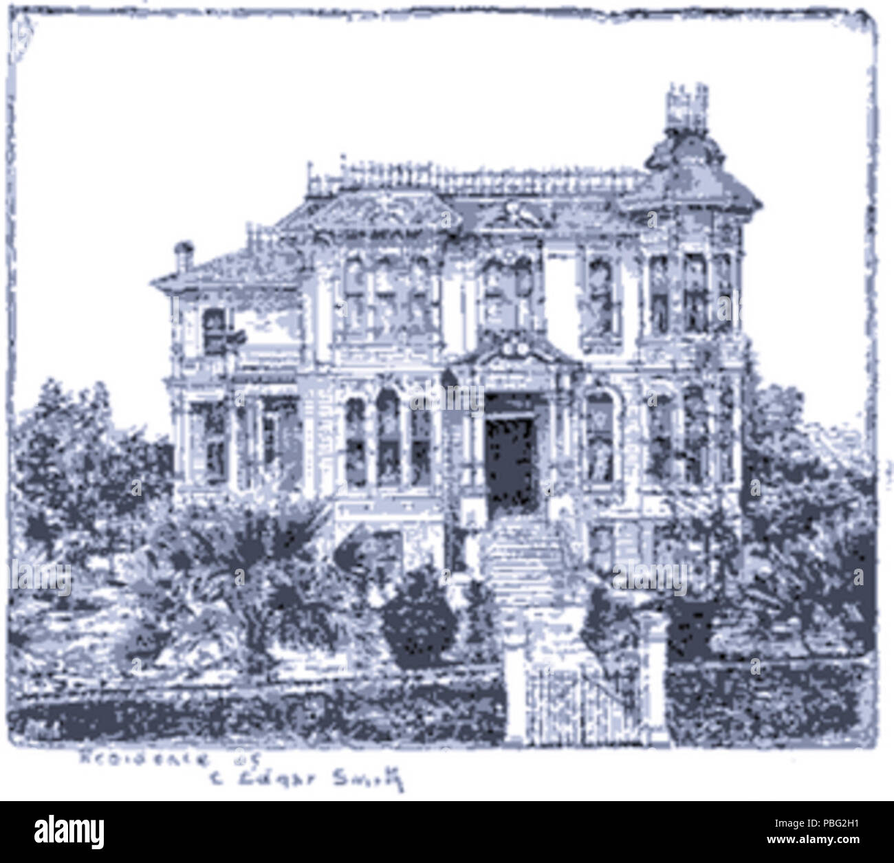 1546 Smith home in Los Angeles Stock Photo - Alamy